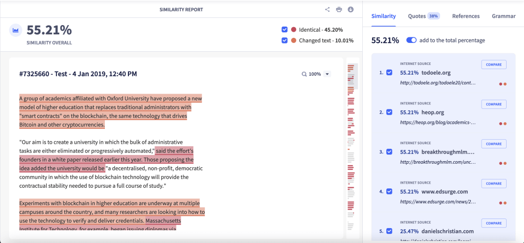 How to get the most out of PlagiarismCheck.org integration with Canvas ...