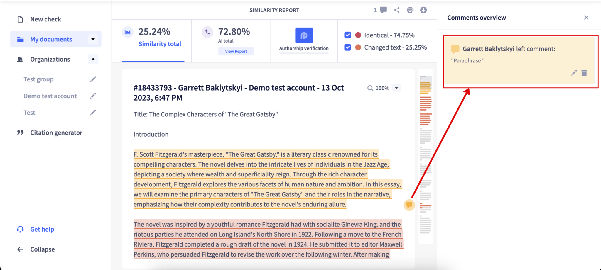 How to interpret information in a similarity report - Check Plagiarism ...