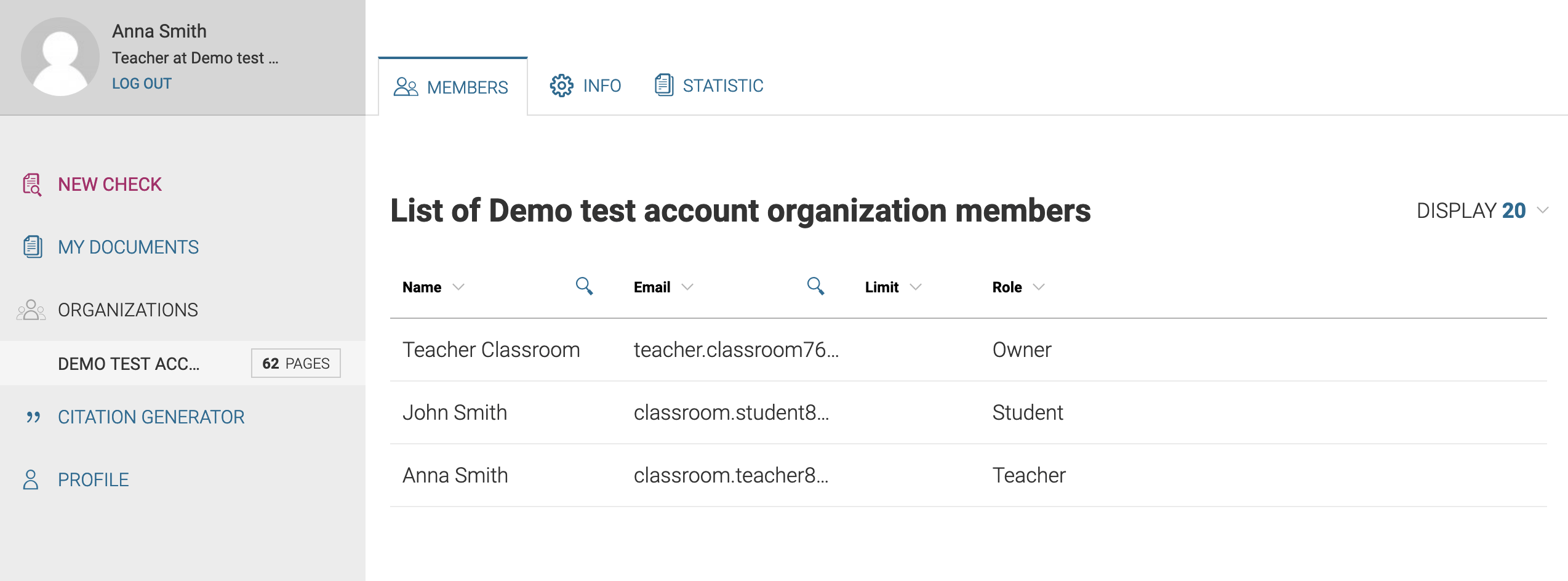 Teacher account overview - Check Plagiarism Blog - PlagiarismCheck.org