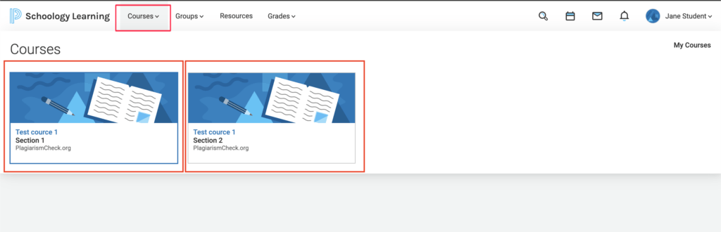 How to submit assignment in Schoology