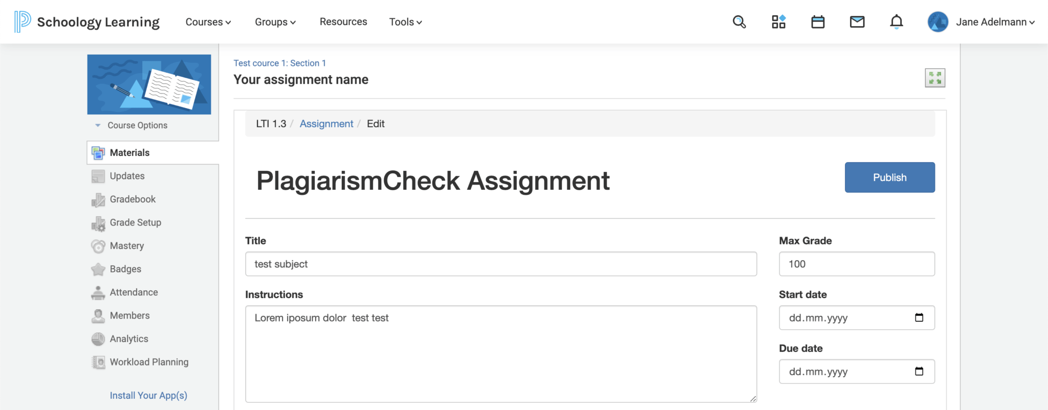 How to use Schoology integration for teachers